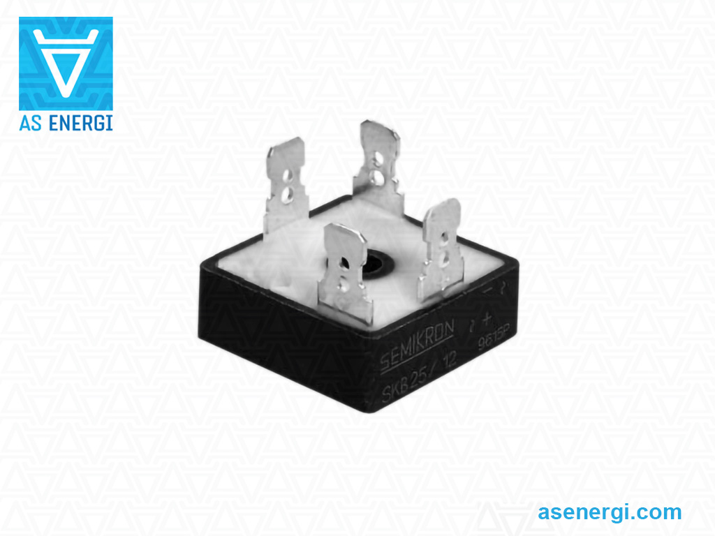 단상 다이오드 브리지 정류기 SKB 25/04 (17A 400V) – AS ENERGI