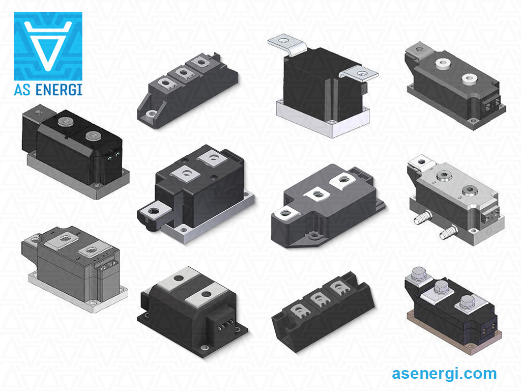 사이리스터 모듈 IXYS(19A - 1100A) 교체, 제품 목록, 데이터시트 – AS ENERGI