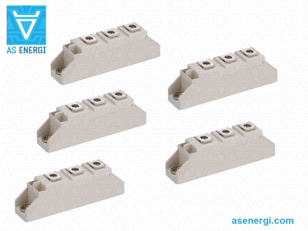 SKKD 100/04 - 다이오드 모듈 Semikron (100A 400V) – AS ENERGI
